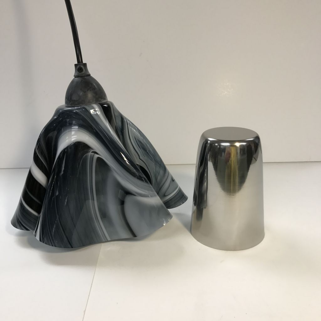 Free Form Pendant Lamp Mold-Medium-Stainless Steel | Glass House Store