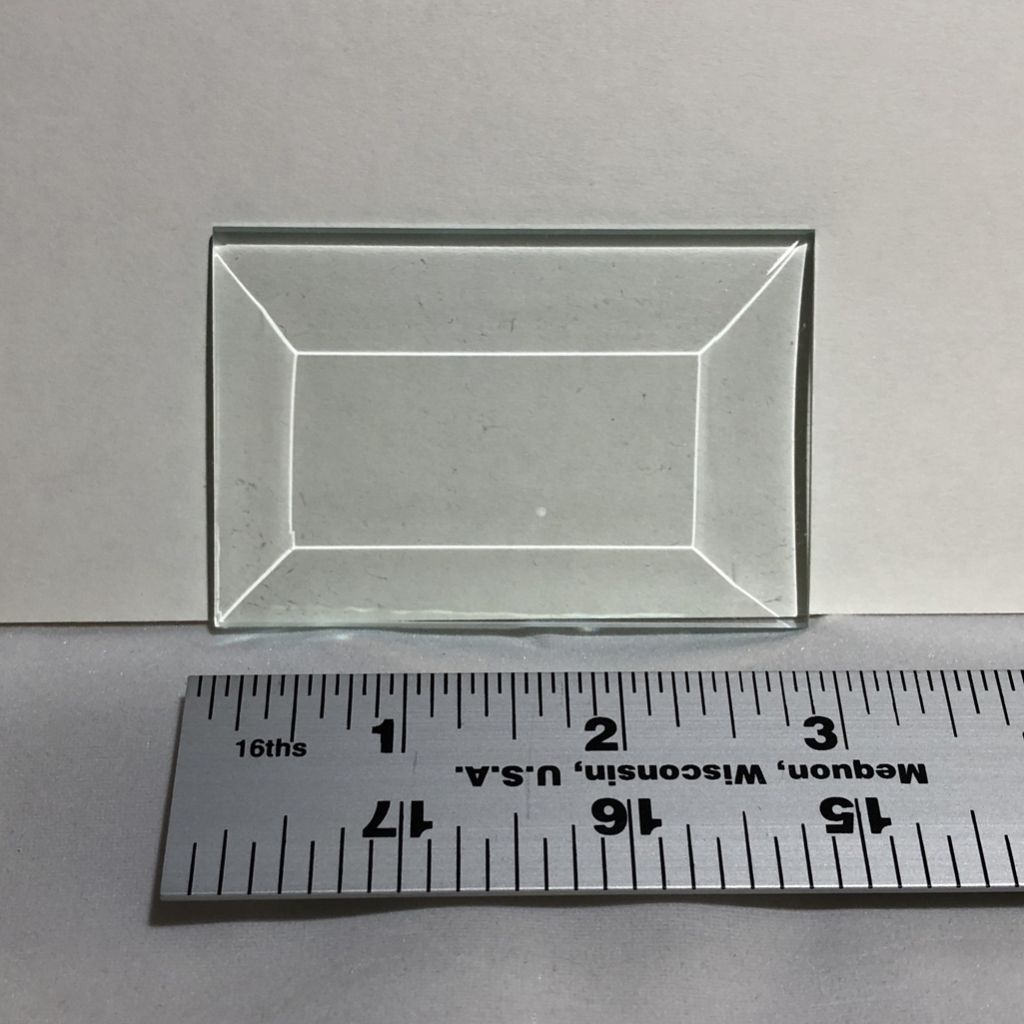 Triangle Bevel Glass 4″ x 4″ x 4″ | Glass House Store