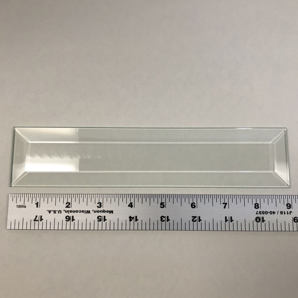 Clear Shape Bevel with hole #16 | Glass House Store