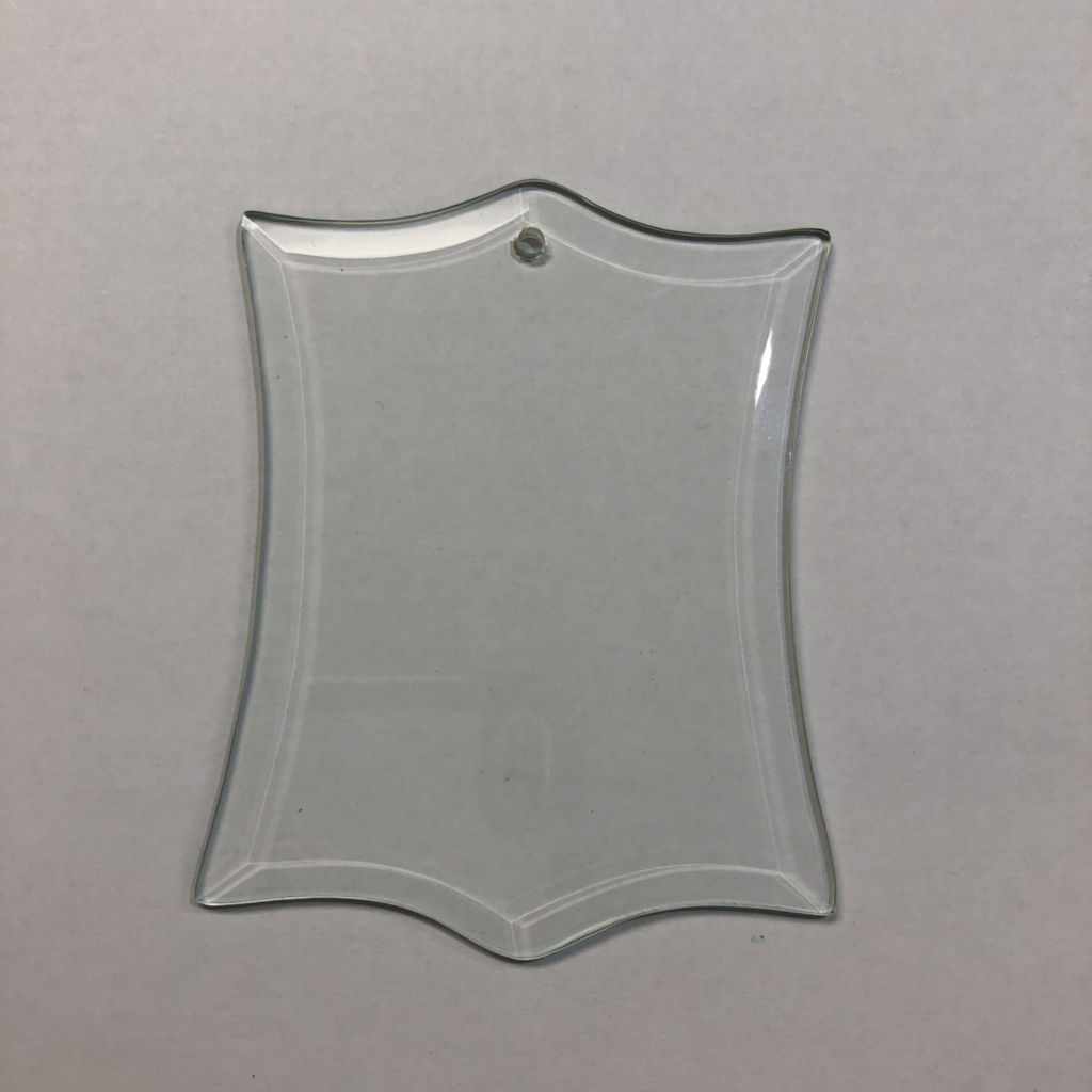 Clear Shape Bevel with hole #16 | Glass House Store